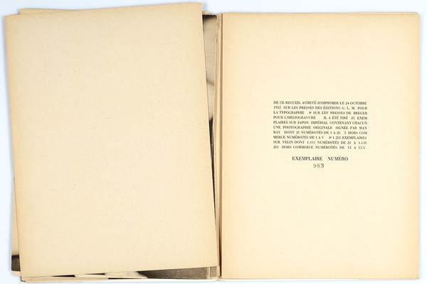 'Facile' Book for sale | FIRST EDITION by Man Ray and Paul Eluard ...